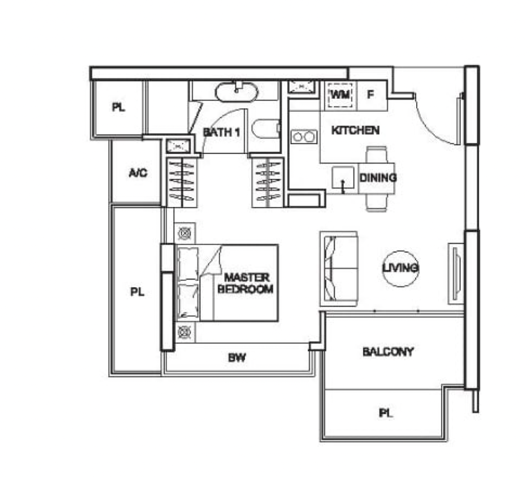 How To Identify A Good 1 Bedroom Layout: We Review 8 Different Condo ...