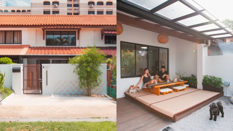 Inside A Unique Landed HDB Home With A Idyllic Japanese Zen Garden