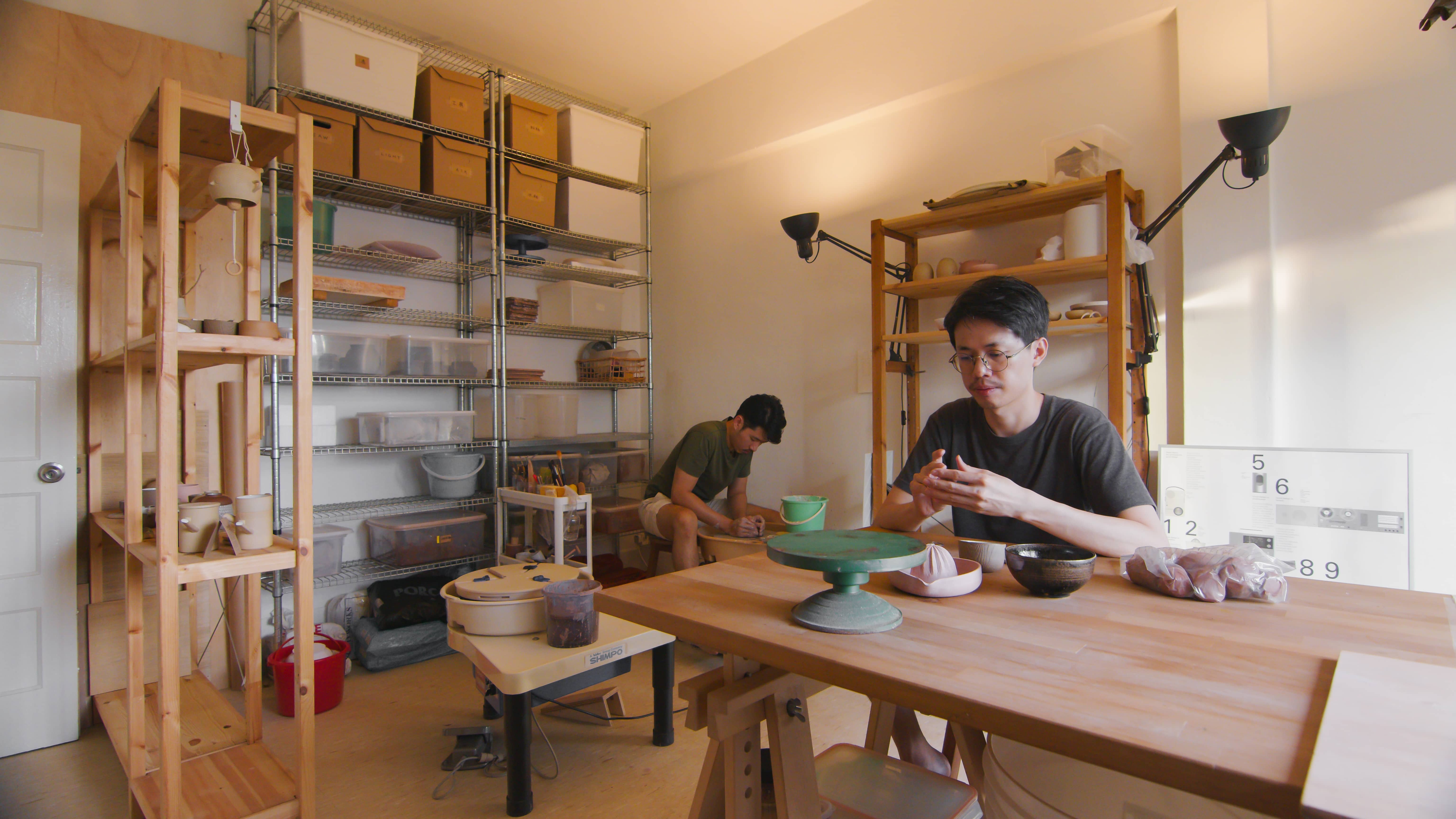 Inside An Intimate Private Dining Walk-Up Apartment With A Pottery Studio
