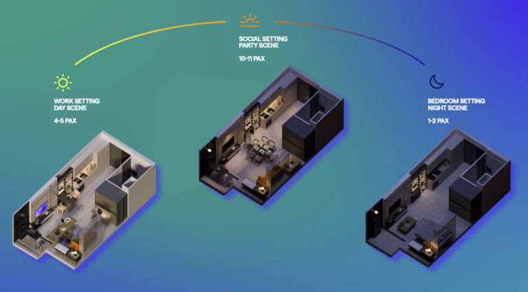 4 Creative Space-Saving Ideas For A 1-Bedroom Condo Layout
