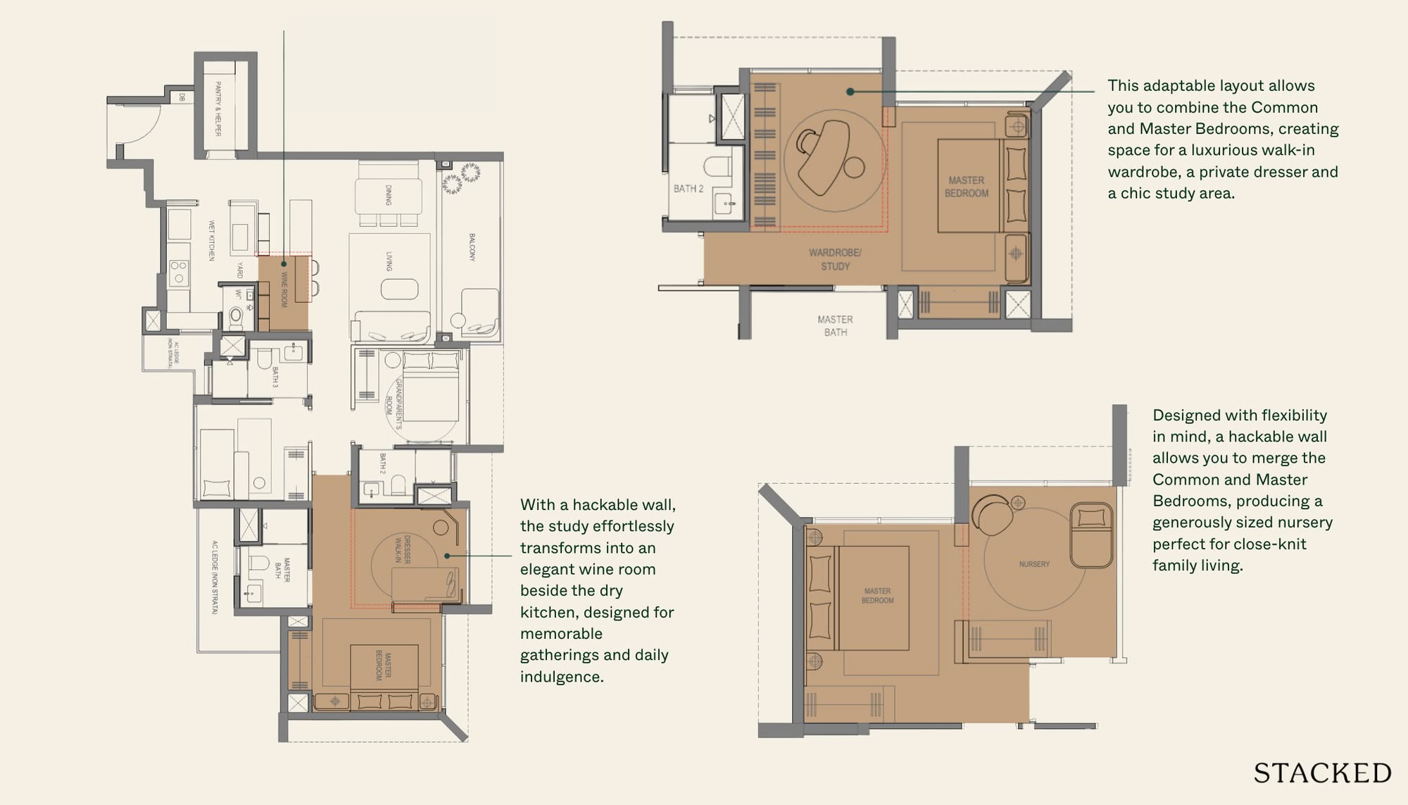 The Ideal Size for Each Room of Your Condo to Actually Feel Liveable ...